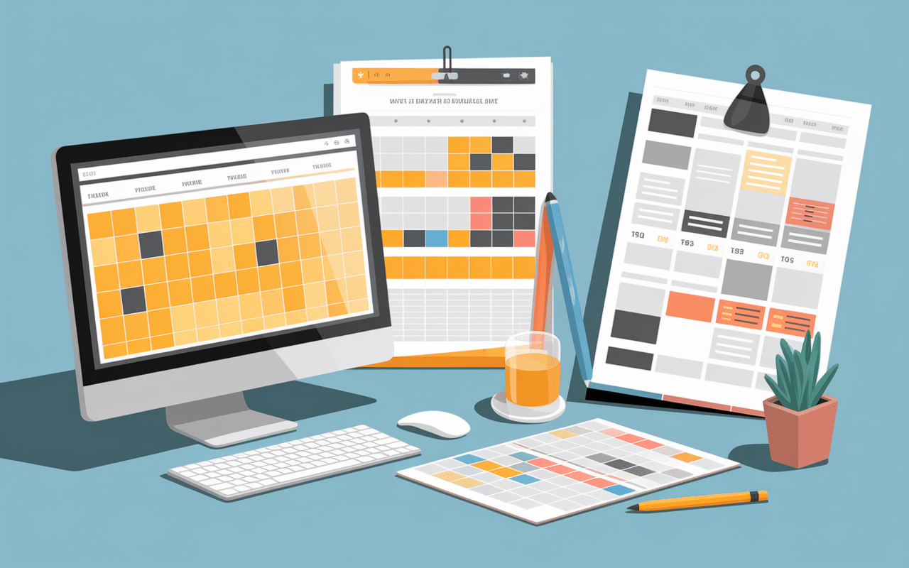 Organiser Facilement Vos Repas Avec Un Planning De Menu Mensuel Vierge